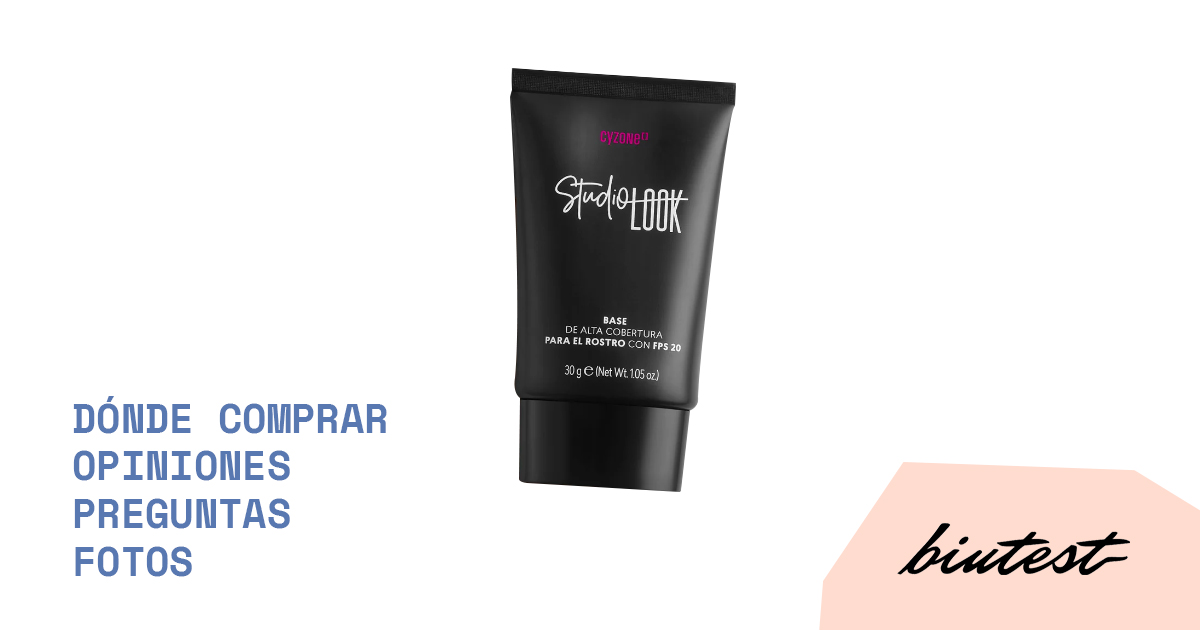 Cyzone - Base de Maquillaje Studio Look Mate de Alta Cobertura (Dónde ...